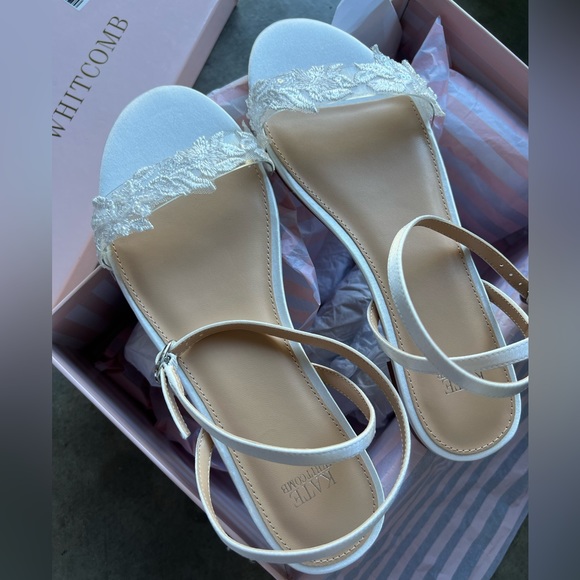 Kate Whitcomb | Shoes | Nwt Kate Whitcomb Arielle Flats Wedding Shoes ...